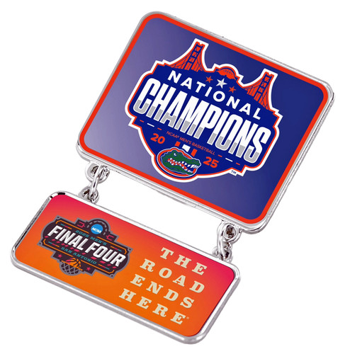 2024 2025 NCAA Final Four National Champions Florida Gators Dangler Pin ...