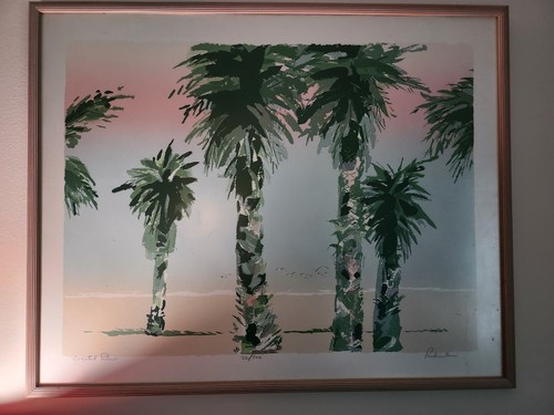 ray packard painting coastal palm trees framed Coastal Palms 32/500 | eBay