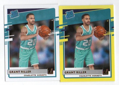 GRANT RILLER HORNETS 2020-21 PANINI DONRUSS YELLOW 2X ROOKIE RC LOT | eBay