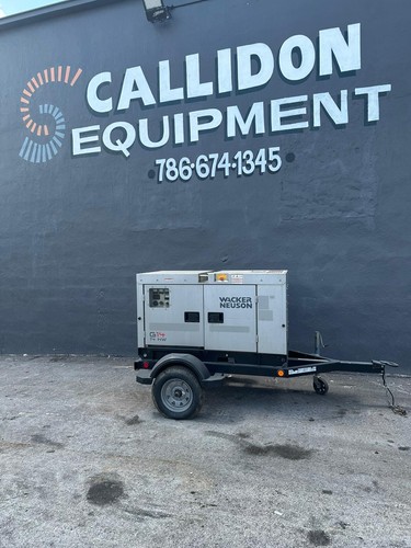 2018 14kW Wacker Neuson G14 Diesel Generator Trailer Mounted Kubota ...