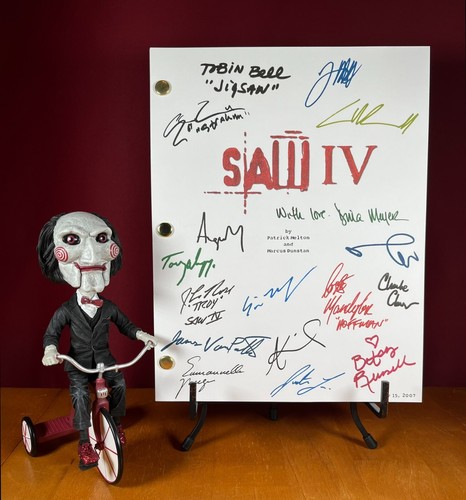 Saw IV Script Signed- Autograph Reprints- Jigsaw- Saw 4 Movie Script | eBay