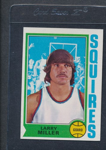 1974/75 Topps #213 Larry Miller Squires EX/MT *386 | eBay