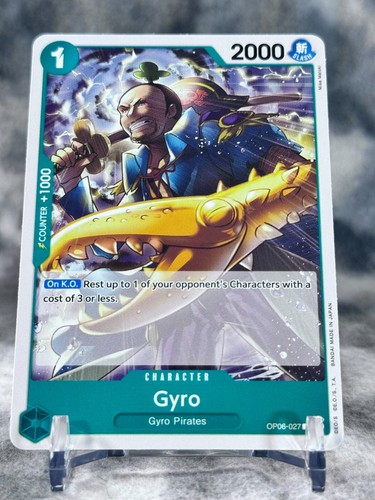Gyro - One Piece: Wings of the Captain (OP06) - NM | eBay