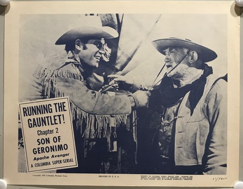 ORIGINAL SERIAL LOBBY CARD - SON OF GERONIMO (b) - 1952 – scene card ...