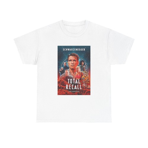 Total Recall T shirt Vintage Movie Poster Retro 90s Unisex Heavy Cotton ...