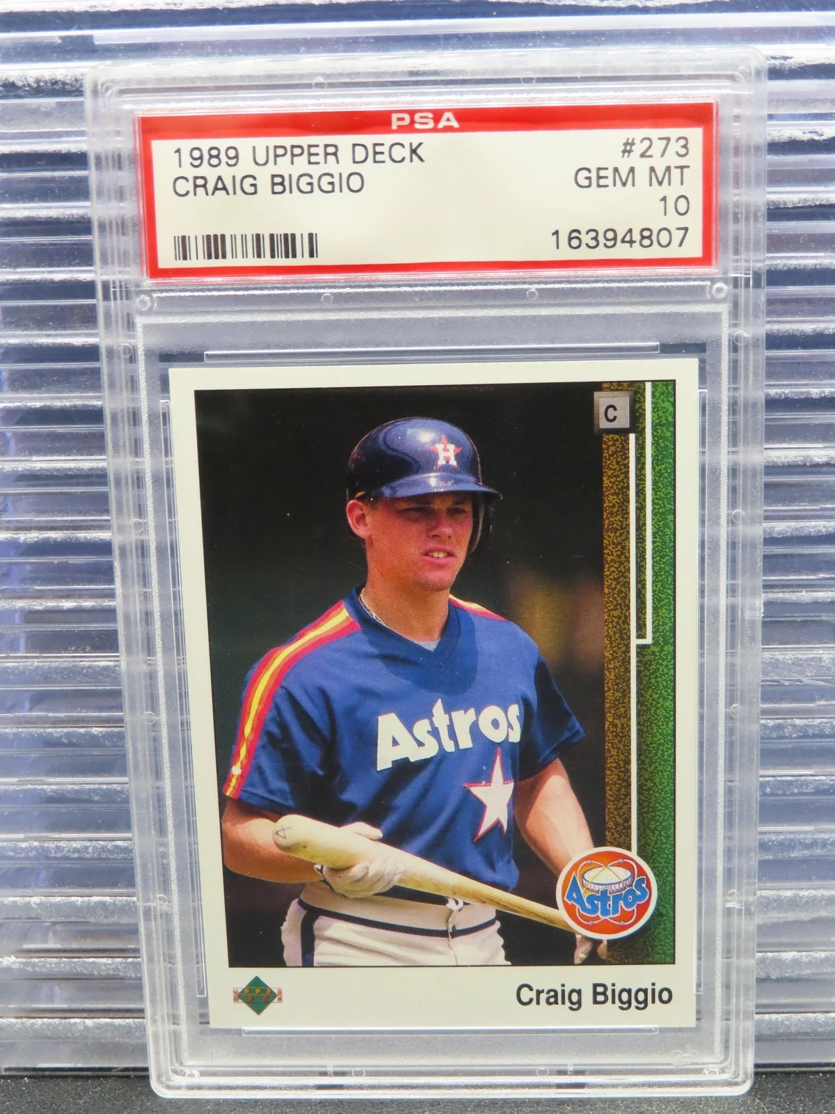 Craig Biggio 1989 Upper Deck #273 Base PSA 10 Price Guide - Sports Card ...