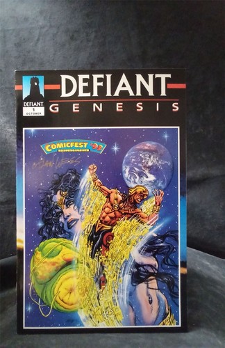 Defiant Genesis #1 Comicfest 93 Philadelphia w/ signed trading cards ...