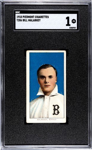 1910 T206 Bill Malarkey SGC 1 | eBay