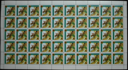 Principality Thomond 1965, 1.5d Horses Optd Winston Churchill MNH Sheet ...