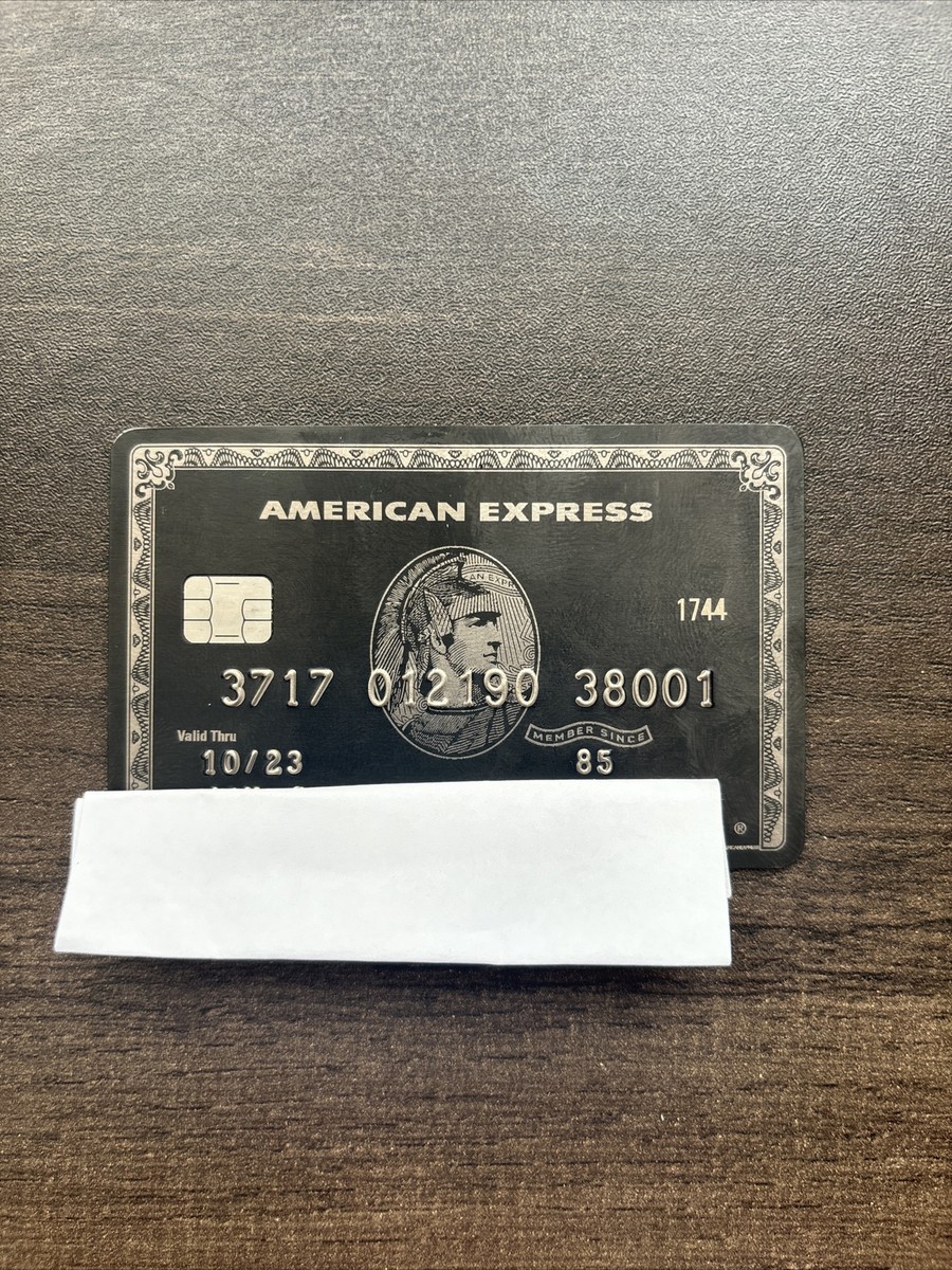 A Fake American Express Black Card - Infoupdate.org