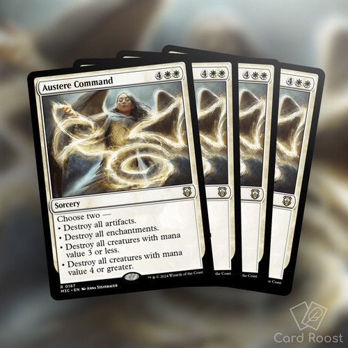 MTG x4 Austere Command 0167 Commander: Modern Horizons 3 M3C Playset | eBay