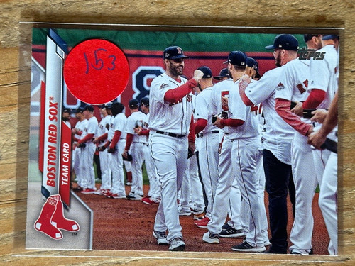 Red Sox Team Card 2020 Topps Series One Baseball - #274 - Boston Red ...