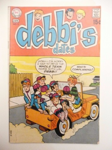 DEBBI'S DATES #5 1969-70 VF 8.0 1st Printing | eBay