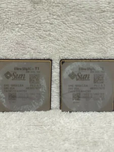 Lot of 2 SUN UltraSPARC T1 SME-1905A LGA 980 PG 2.0.1 8-core 1.0GHz ...