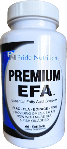 Premium EFA Supplement for Men and Women 60 Softgels Pills - Essential ...