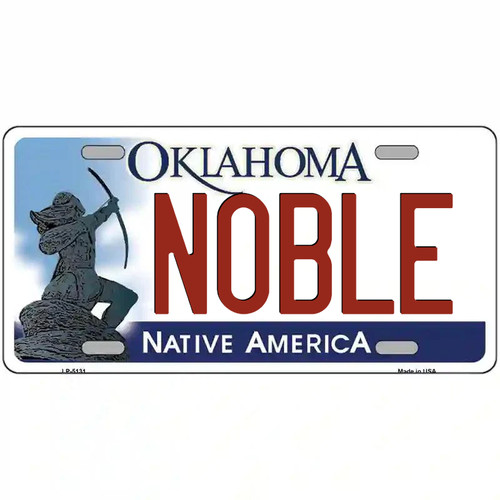 Noble Oklahoma Metal Sign | eBay