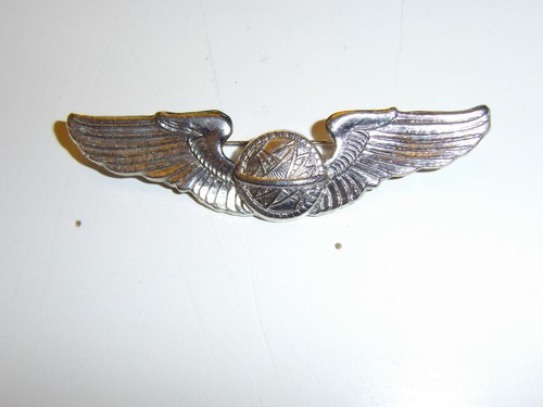 e2486 WW 2 US Army Air Force USAAF Navigator Wings pin back B1D | eBay