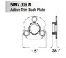 Baldwin 5098.004.N Backplate Adapter For Half Dummy Set up with Half ...
