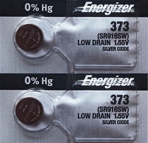2 pc 373 Watch battery Energizer SR916SW batteries | eBay