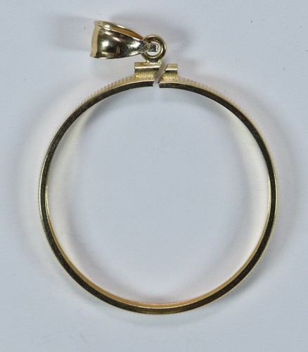 14k Gold Coin Bezel 32.6mm 2.1g Eagle 1 Oz Krugerrand *9522 | eBay