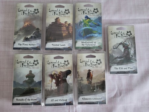 New Legend of the Five Rings The Card Game L5R Dynasty Pack Lot x 7 | eBay