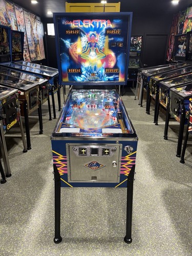 Elektra Pinball Machine Bally 1981 Restored Orange County Pinballs FREE ...