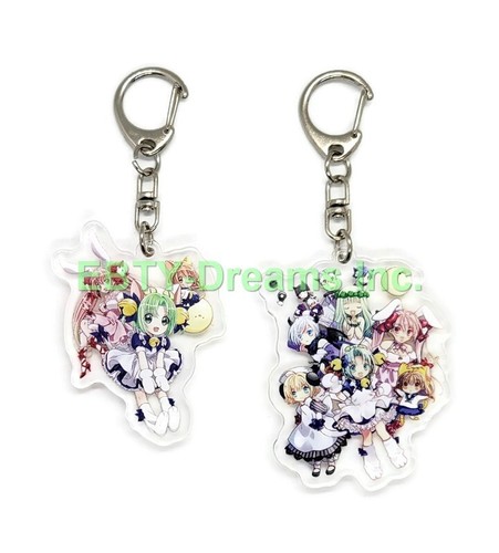 Set of 2 Di Gi Charat Acrylic Keychain Dejiko, Petit (Puchiko), Hikaru ...