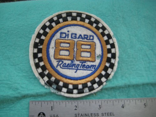 Vintage NASCAR Digard 88 Felt Worn Edge Racing Team Hat Patch | eBay