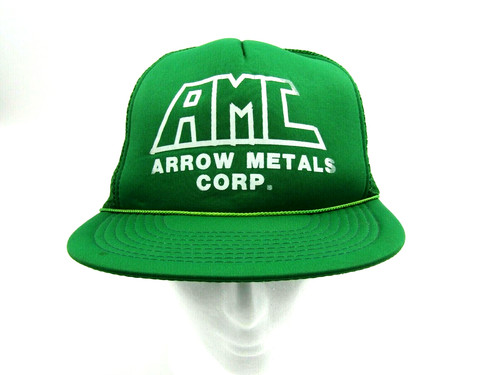 VTG Arrow Metals Corp AMC Hat Mesh Trucker Cap Adjustable Snapback ...