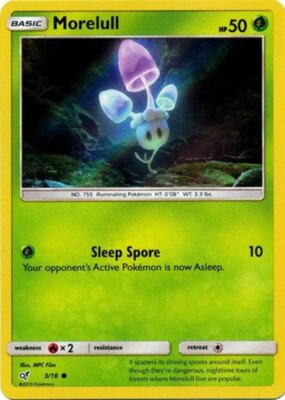 Morelull 3 (Detective Pikachu 2019) Pokemon Card