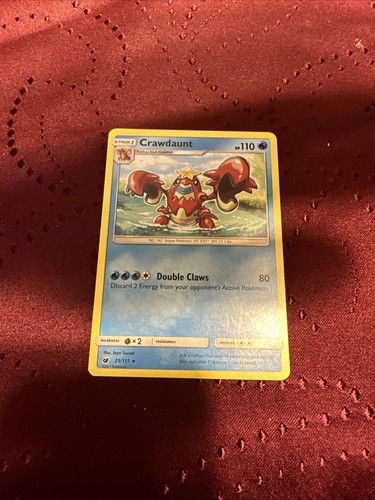 Crawdaunt 25/111 - Crimson Invasion - Rare - Pokemon Card TCG - LP | eBay