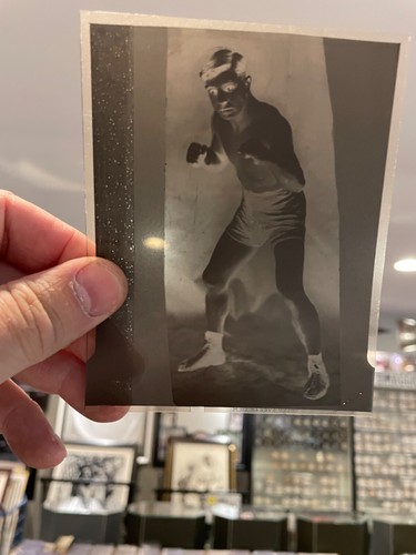 CAL DELANEY BOXING VINTAGE 4X5 NEGATIVE PHOTO | eBay