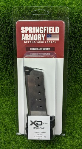 Springfield Armory XD-S .45ACP 6 Round OEM Extended Magazine w/ Sleeve ...