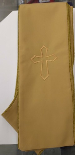 Clergy Stoles for Church Pastors, Ministers, Preachers (Gold/Gold) | eBay