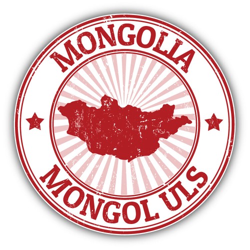 Mongolia Map Grunge Rubber Stamp Car Bumper Sticker Decal | eBay