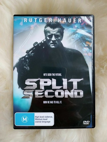 Split Second DVD - Rutger Hauer - VGC - Region 4 - RARE | eBay