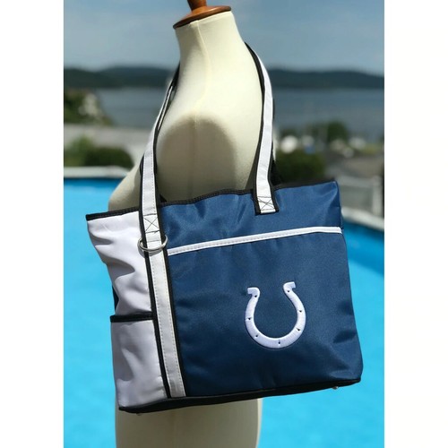 New Gameday Tote Purse Bag NFL Licensed INDIANAPOLIS COLTS Embroidered ...