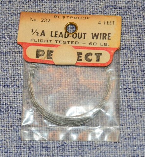 NEW - 1960s Vintage Perfect RC 1/2 A Lead-Out Wire No 232 | eBay