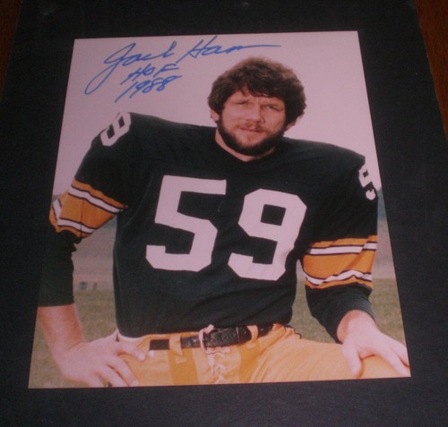STEELERS JACK HAM SIGNED AUTOGRAPHED 8x10 PHOTO W/COA | eBay