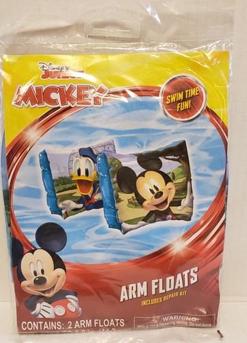 Disney Mickey Mouse Donald Duck Inflatable Arm Floats Floaties up to 65 ...