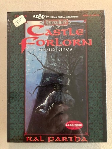 Ral Partha Miniatures Box Ravenloft Castle Forlorn Advanced Dungeons ...