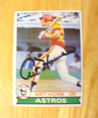 MLB - Topps 1979 Baseball Card #327 - "Art Howe" Autograph - EXCELLENT ...