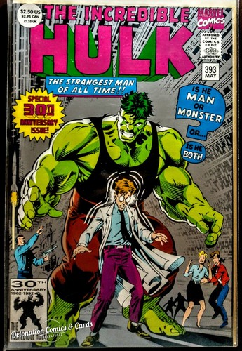 The Incredible Hulk #393 - 1992 Marvel Comics - Special 30th ...