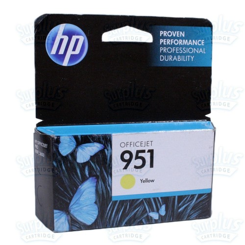 Genuine HP 951 Yellow Ink OfficeJet 251dw 276dw 8100 8630 8600 8700 ...