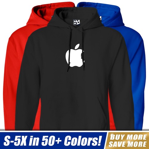 Steve Jobs Tribute HOODIE Apple Silhouette Memorial Logo Icon Hooded ...