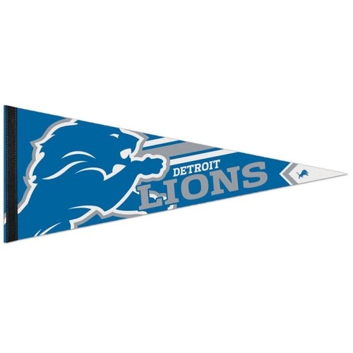 DETROIT LIONS PREMIUM QUALITY PENNANT 12"X30" BIG LOGO BANNER | eBay