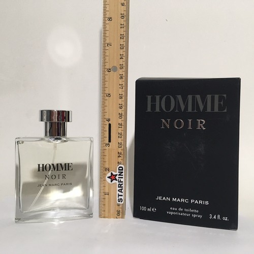 Jean Marc Paris Homme Noir Eau de Toilette Men Spray Cologne 3.4oz ...