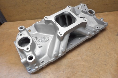 Edelbrock Scorpion 2950 Small Block Chevy Air Gap Alum Intake Manifold ...