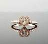 NEW Authentic PANDORA Rose™ Gold Entwined Modern Statement CZ Ring ...