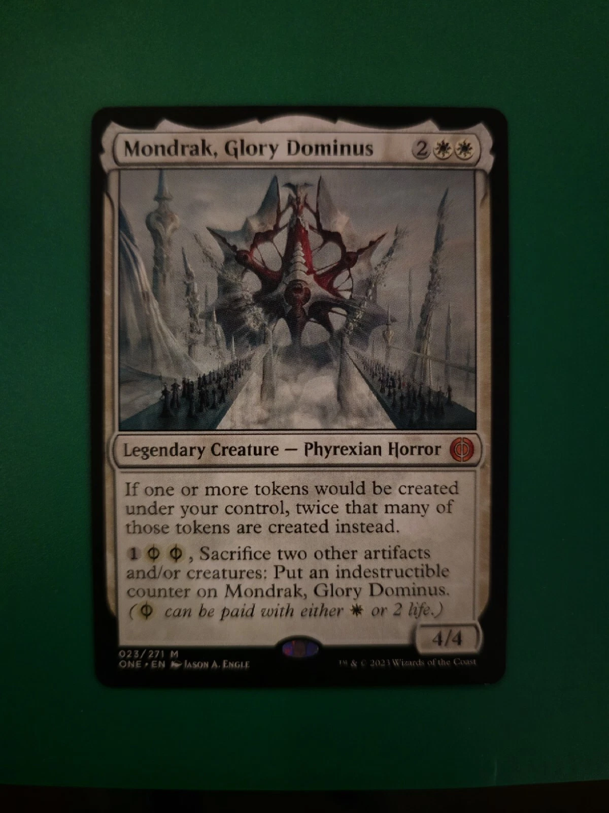 Mondrak, Glory Dominus 2023 Phyrexia: All Will Be One #23 Base Price ...